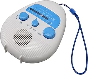 Amazon.com: Shower Radio, AM FM Shower Radio for Bathroom for Swimming ...