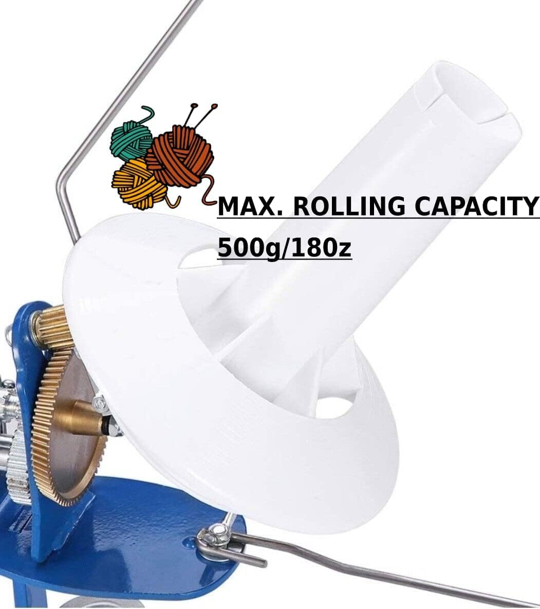 Snapklik.com : Large Capacity Yarn Ball Winder, Hand-Operated Swift ...