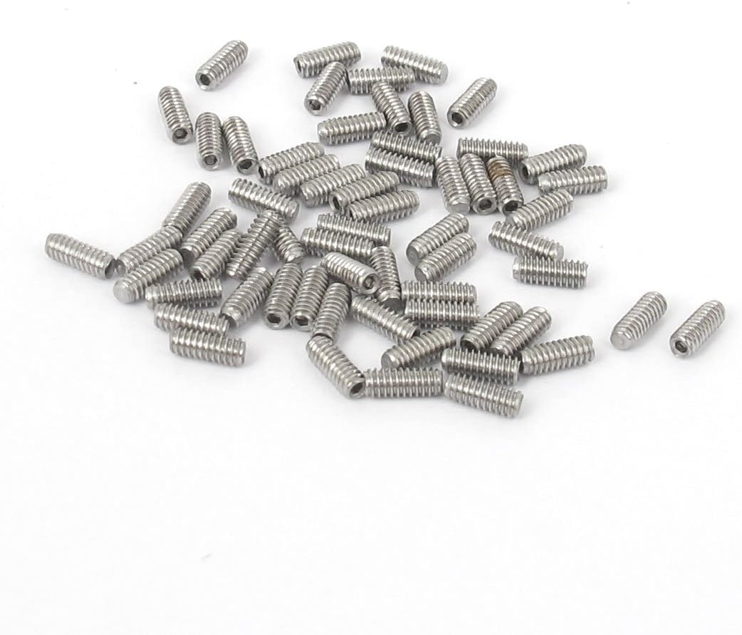 Amazon.com: Uxcell a15112300ux0606 Grub Screws M2x5mm Stainless Steel ...