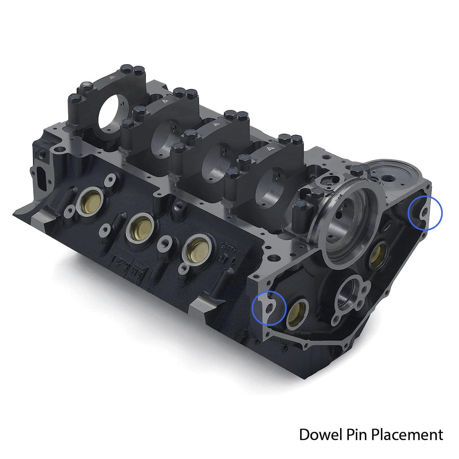 Snapklik.com : SBC BBC Bellhousing Alignment Dowel Pins Replacement For ...