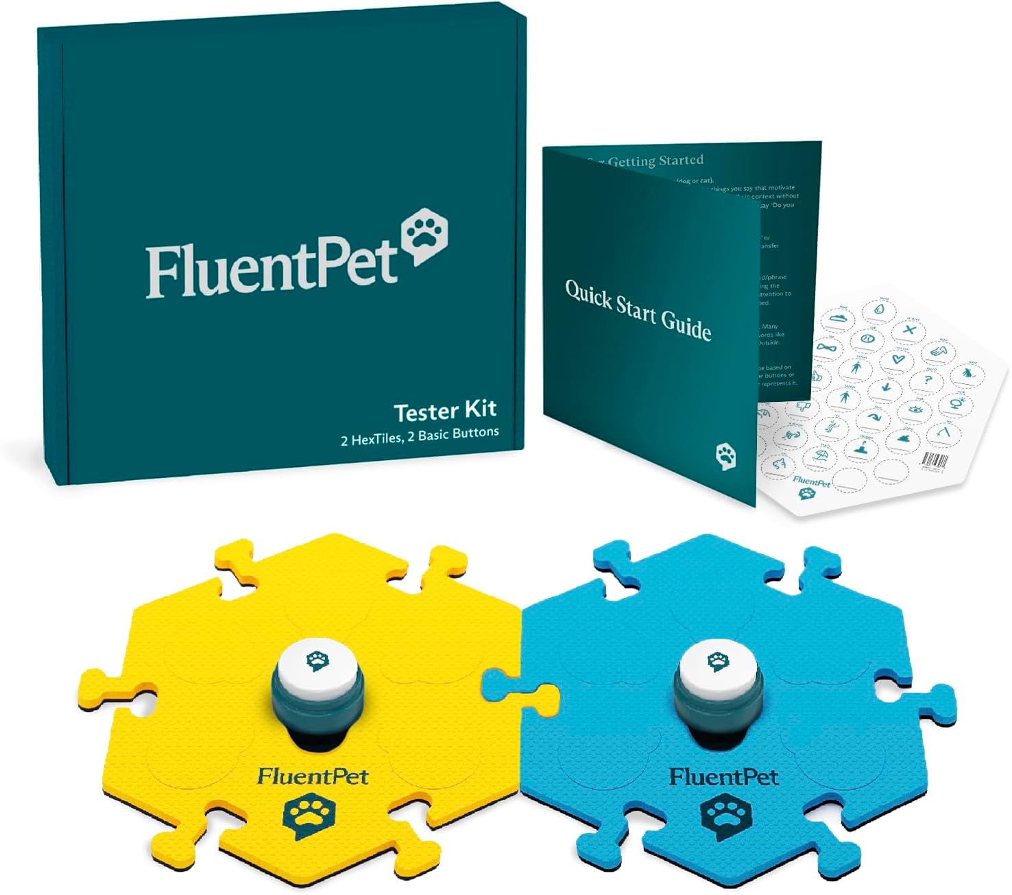 Amazon.com : JOLLYJINKS 6Pcs Dog Buttons Talk - Dog Voice Recording ...