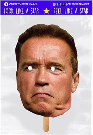Amazon.com: Arnold Schwarzenegger Mask The Terminator Celebrity Face ...