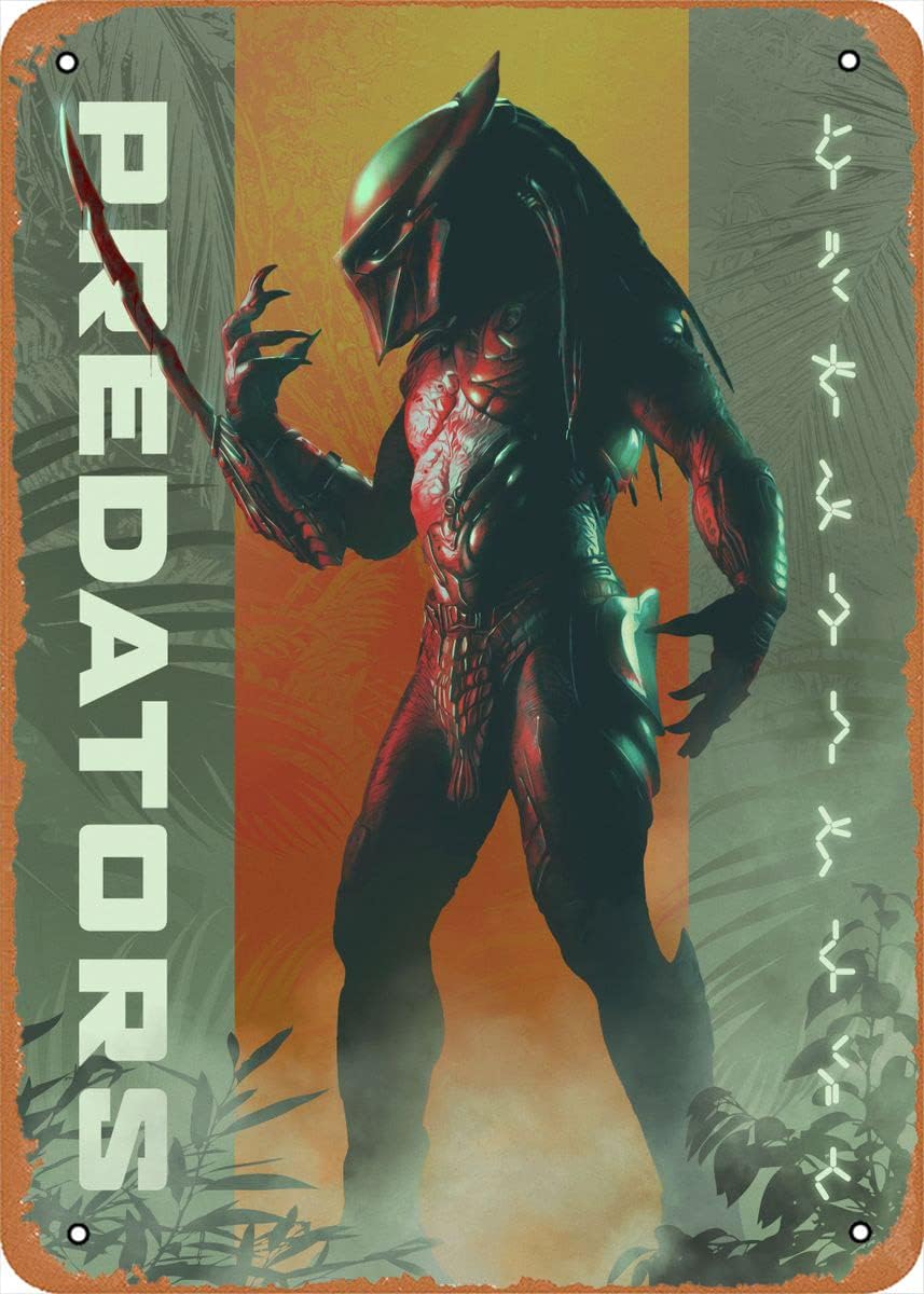 Amazon.com: AirBnk Movie Classic Poster Metal Sign Berserker Predator ...