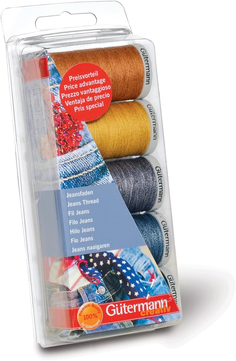 Gutermann Top Stitch Button Twist Strong Sewing Thread 30m 139 - Each ...
