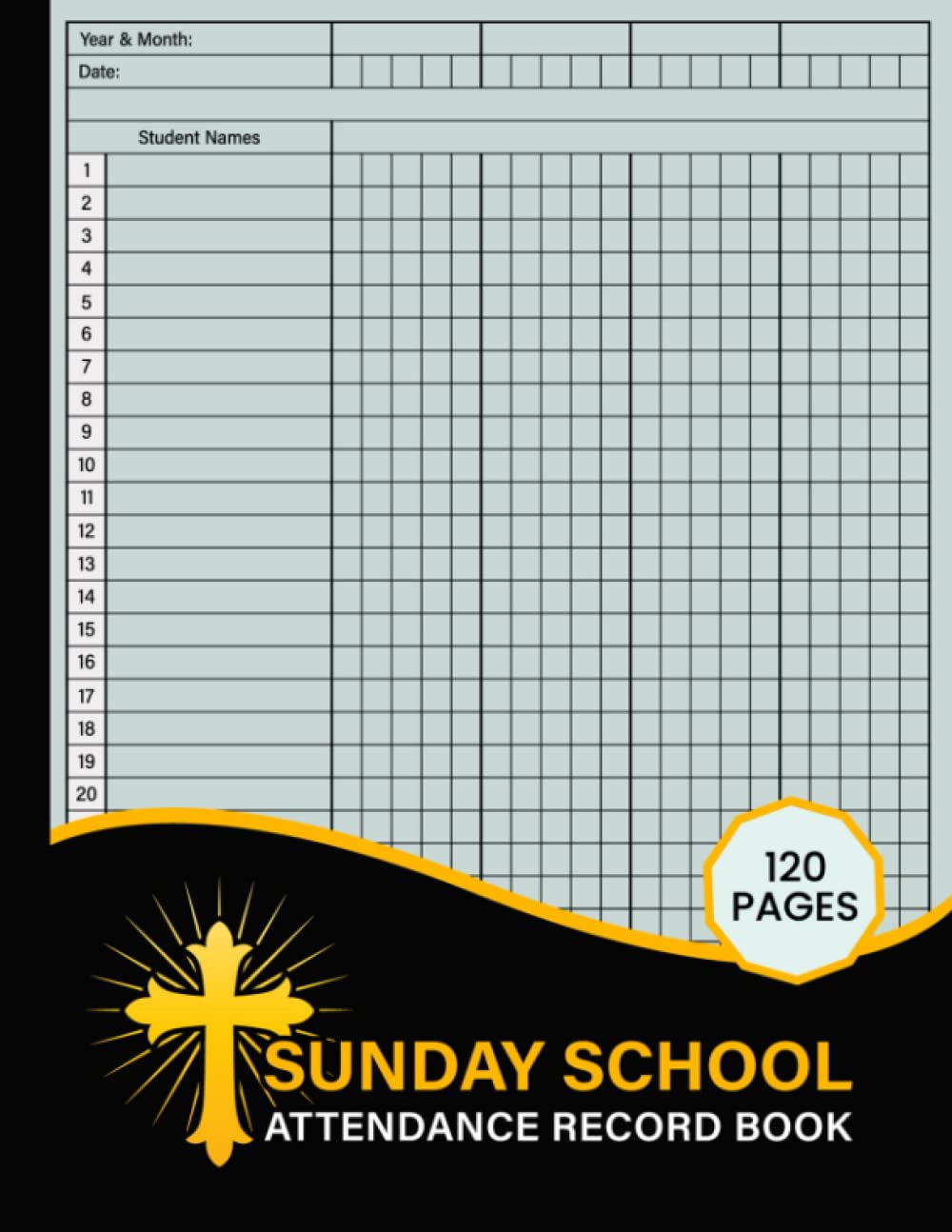 Sunday School Attendance Chart Template Free Sunday School Attendance