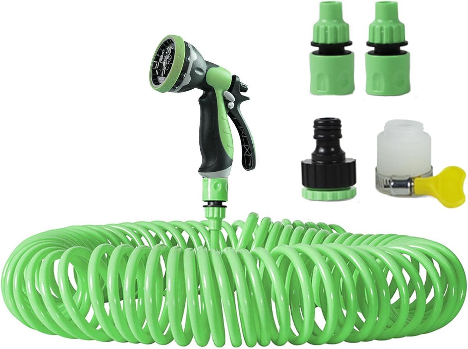Amazon.com: Telescopic Garden Hose - Coil Garden Water Hose, Flexible ...