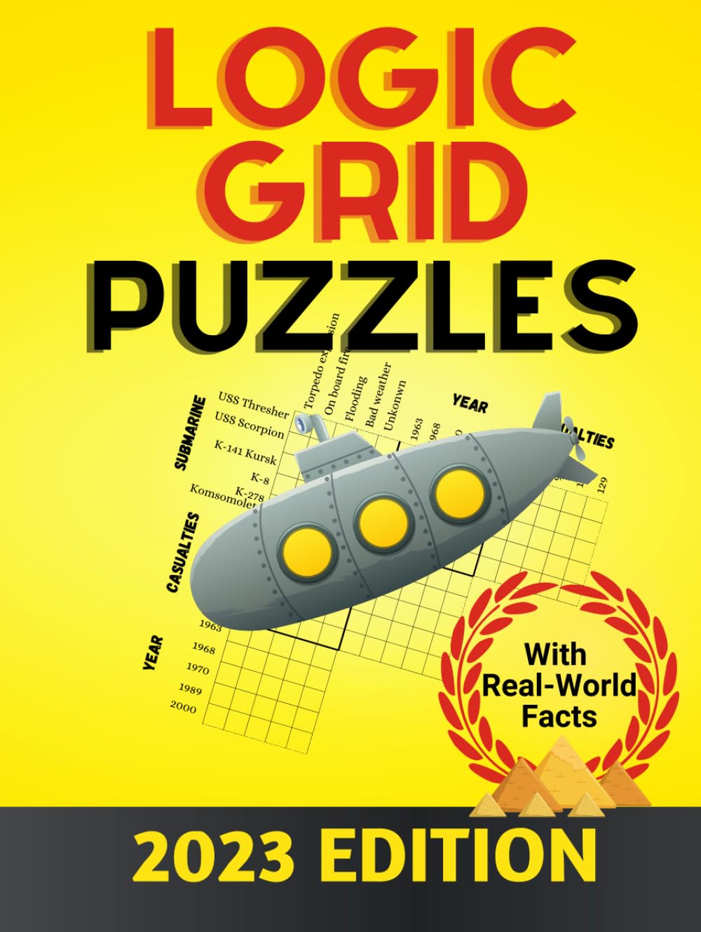 Logic Grid Puzzles: An Illustrated Collection with Facts from the Real ...