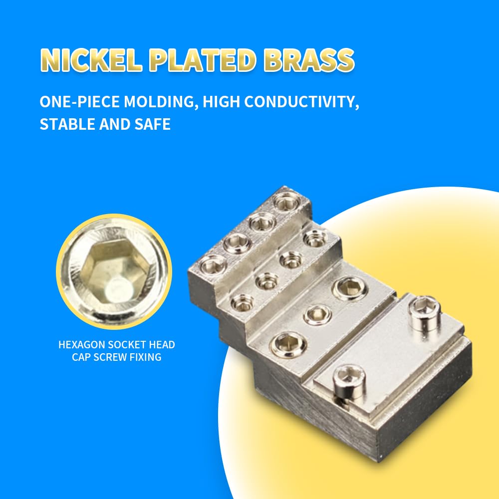 Snapklik.com : DIN Rail Distribution Box,690V 80A Positions Screw ...