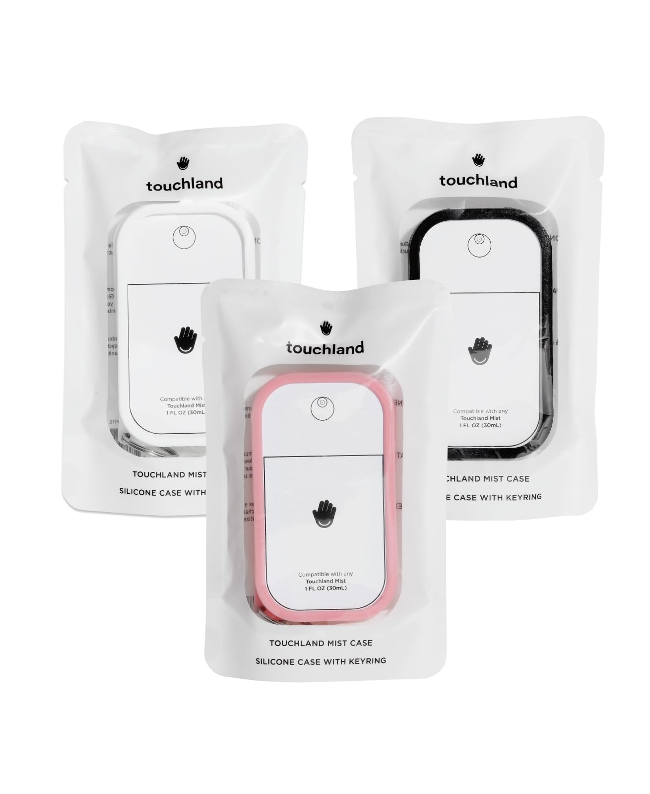 Amazon.com : Touchland Mist Case 3-PACK (White, Pink, Black ...