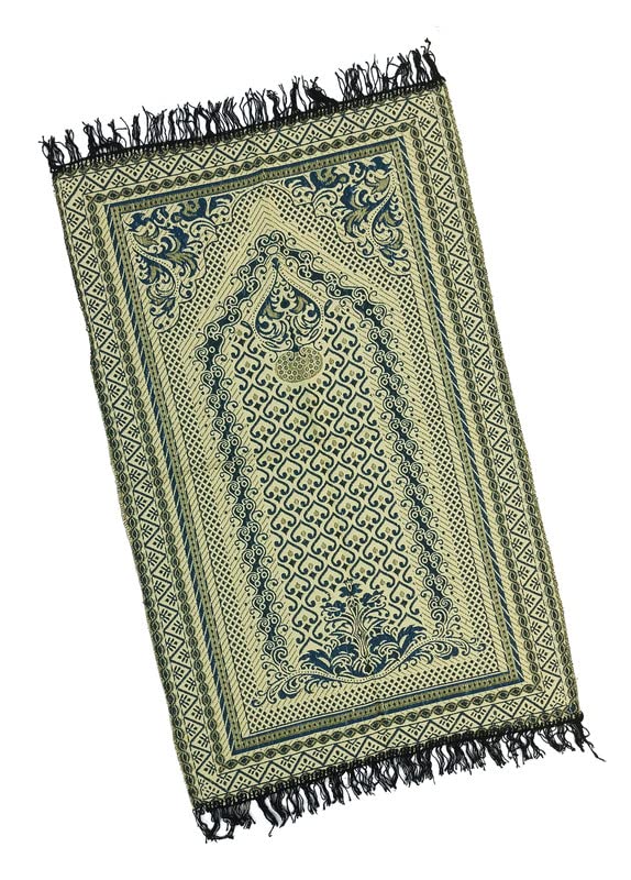 Buy ADIRNY Cotton Prayer Mat Musalla Janamaz for Namaz Muslim 44x28 ...