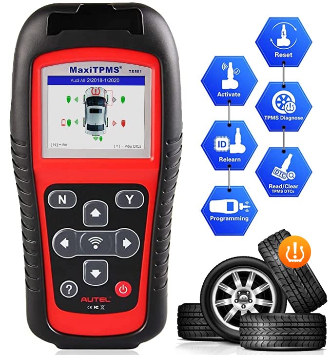 Buy Autel MaxiTPMS TS501 TPMS Relearn Tool Automotive Scan Tool with ...