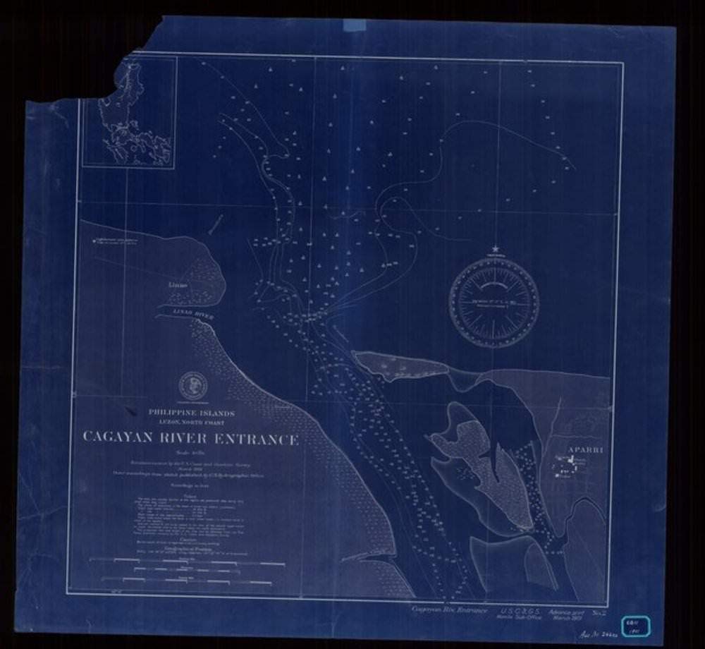 Buy Vintography Blueprint Style 8 x 12 Nautical of Philippine Islands ...