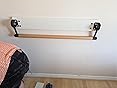 Kipika Wall Mounted Ballet Barre System - Solid Wood Stretch/Dance Bar ...