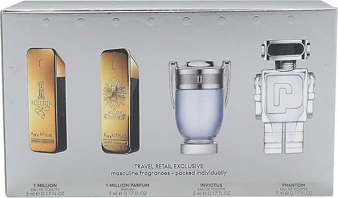 Amazon.com: Paco Rabanne Mini set de 4 piezas para hombre: UN MILLION 0 ...