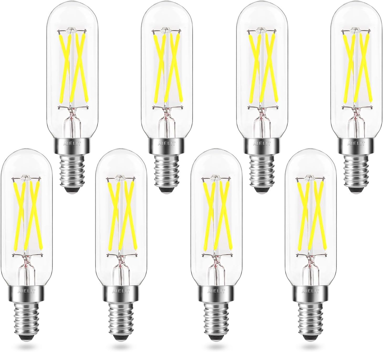 AIELIT T8 Light Bulbs, Cool White 6000K, 4W (40 Watts Equivalent ...