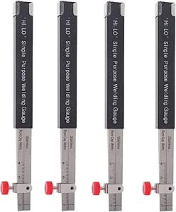 3X Welding Inspection Scale Small Height Gauge Hi-Lo Dedicated Internal ...