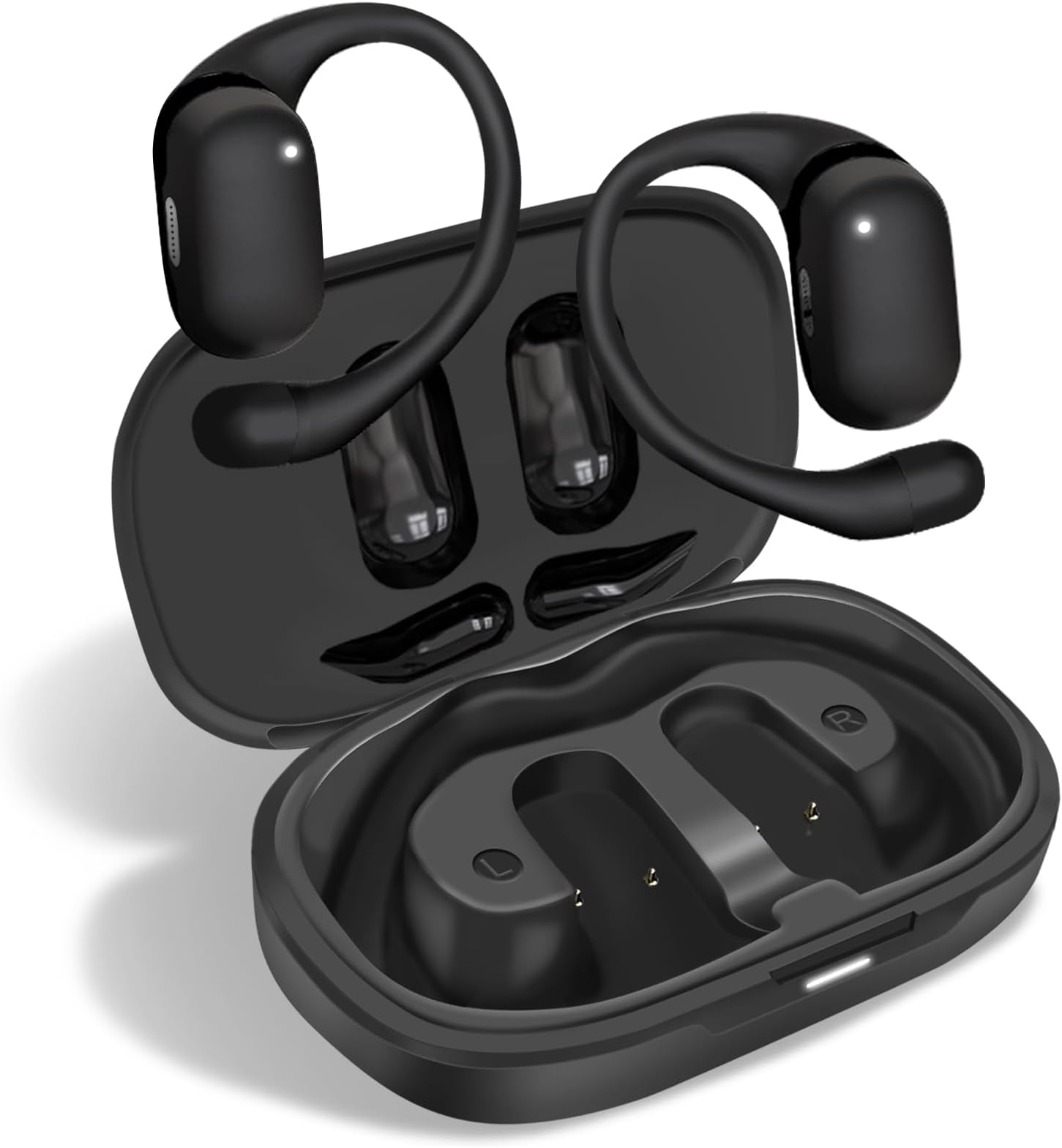 Amazon.com: Open Ear Wireless Headphones- Open Ear Earbuds with 20hrs ...