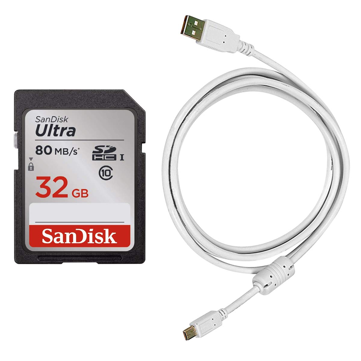 Amazon.com: USB Cable for Canon Powershot ELPH 190 Digital Camera - 6 ...