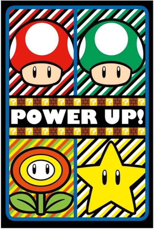 Amazon.com: Pyramid America Super Mario Power Up Nintendo Video Game ...