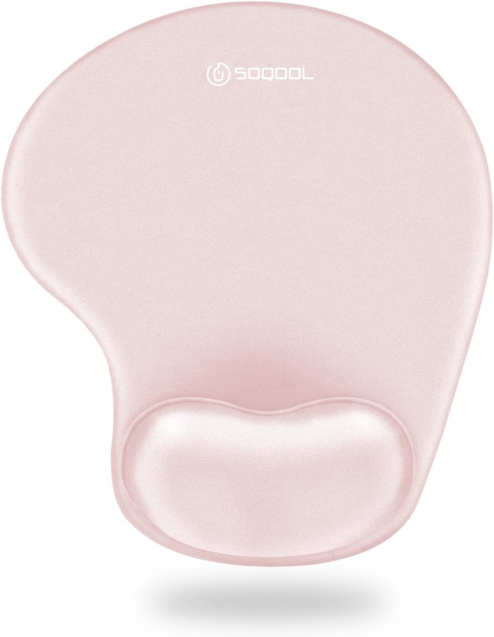 Amazon.co.jp: Soqool マウスパッド リストレスト一体型マウスパッド 低反発リストレス 人間工学 手首クッション 滑り止め 水洗い 耐久性良い (PinkWhite ...