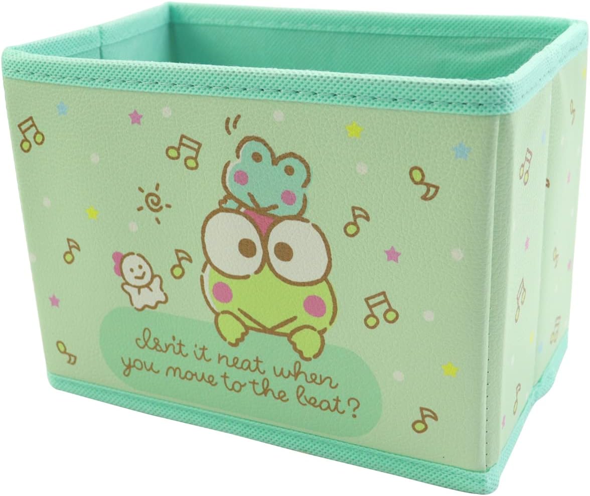 Amazon.com: Cute Green Frog Basket Frog Storage Bin Collapsible Canvas ...