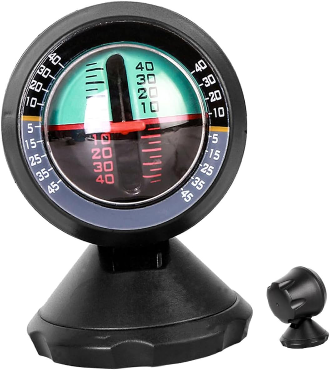 Amazon.com : Outanaya Vehicle Inclinometer Level Slope Meter Slope ...