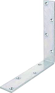 Angle Bracket, Equal-Sided, Yellow-Galvanised 200 x 200 x 40 mm ...