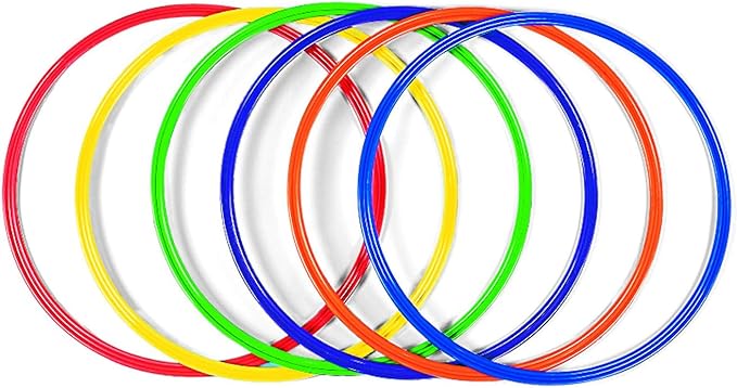 Amazon.com: Fun Express Large 20 Inch Obstacle Course Agility Rings Set ...