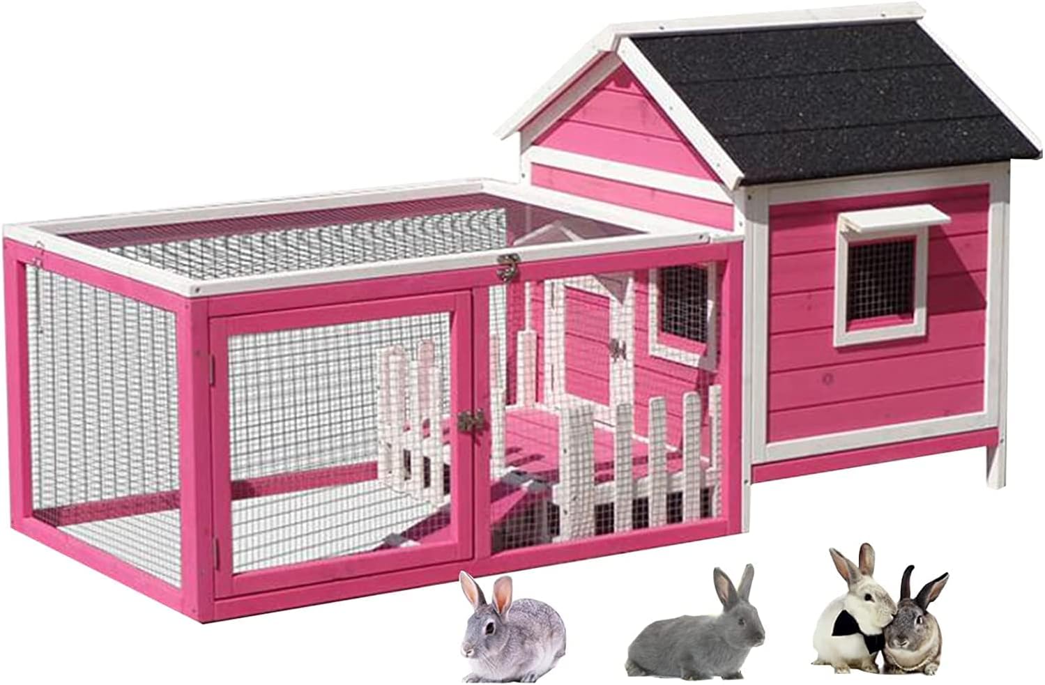 Amazon.com: Chicken Coop shelter Rabbit Hutch Poultry House Indoor ...