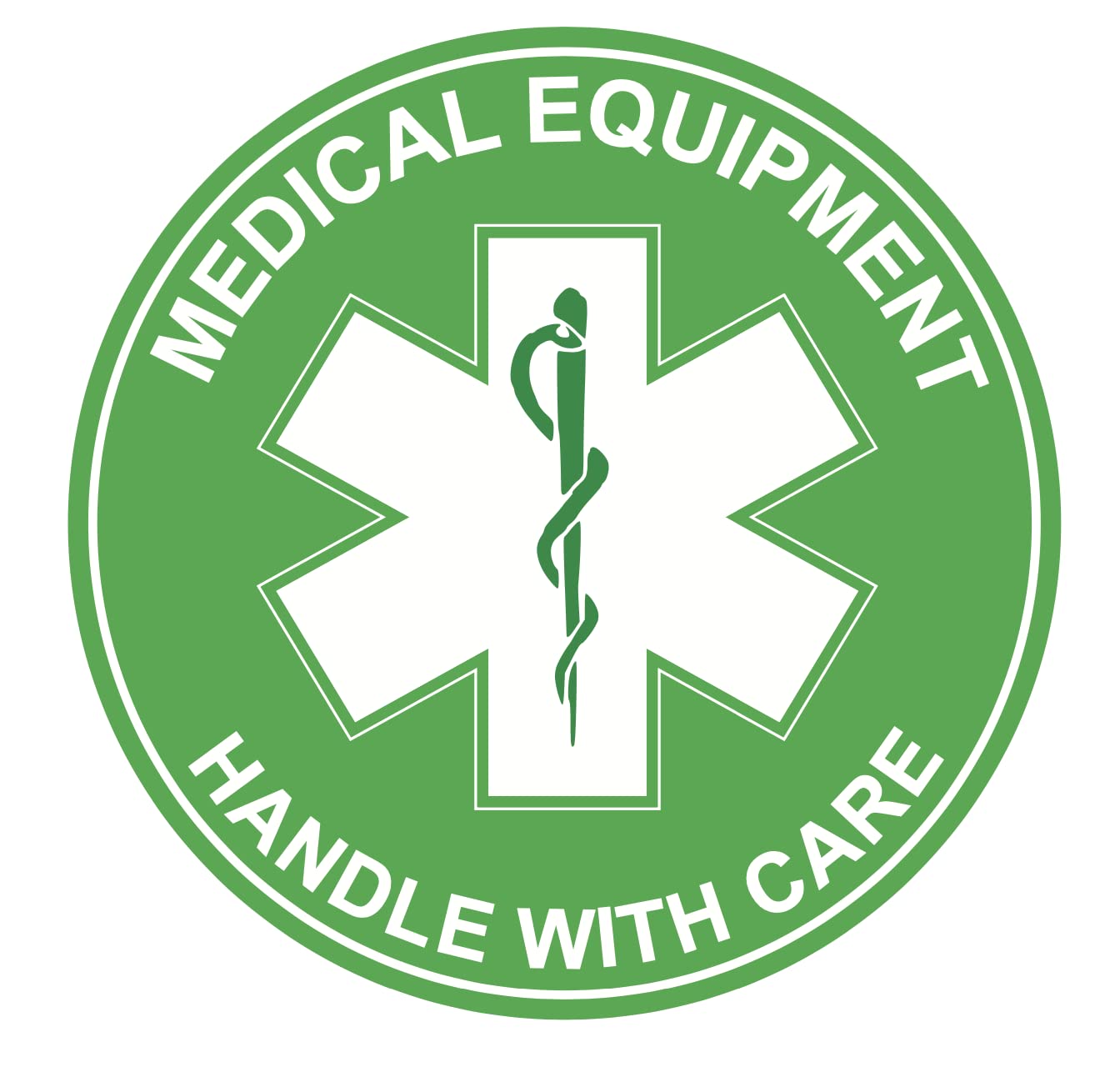 Amazon.com : 2 inch 60 PCS Medical Equipment Handle with Care Stickers ...