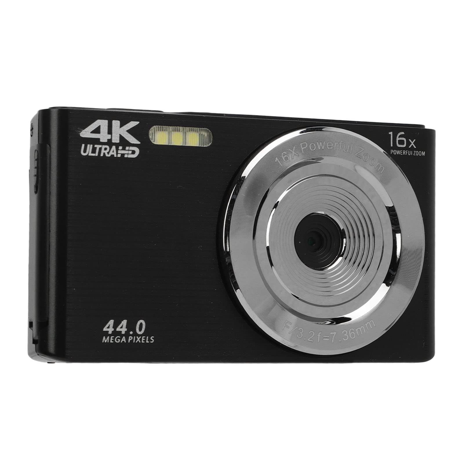4K Digital Camera, 2.8 Inch 44MP 16X Zoom Anti-Shake Digital Camera ...