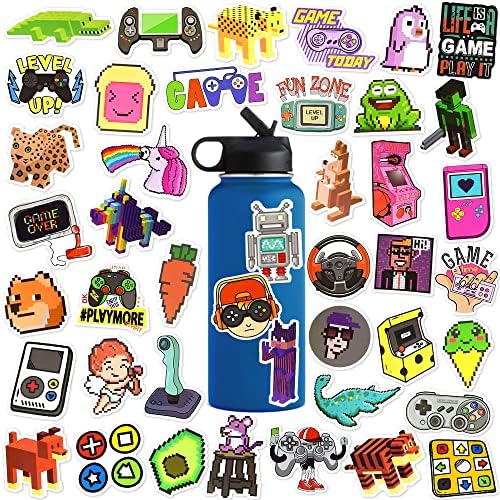 Amazon.com: 100Pcs Video Game Stickers for Water Bottles Stickers for ...