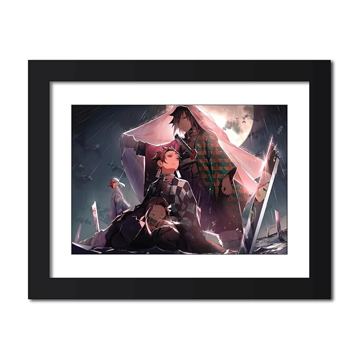 Buy TenorArts Tanjiro Kamado & Nezuko Kamado Demon Slayer Laminated ...