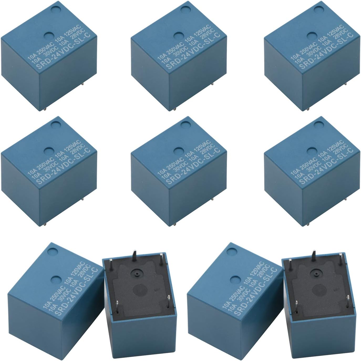 Buy Senmod 10PCS SRD-24VDC-SL-C 24V 5-Pin Conversion Type Relay Online ...