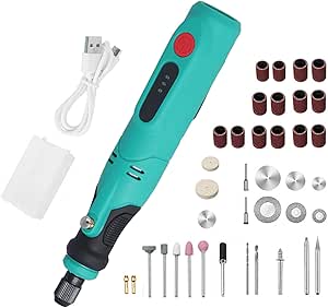 40Pcs Cordless Rotary Tool, Mini Electric Micro Sander Drill Pen Kit, 3 ...