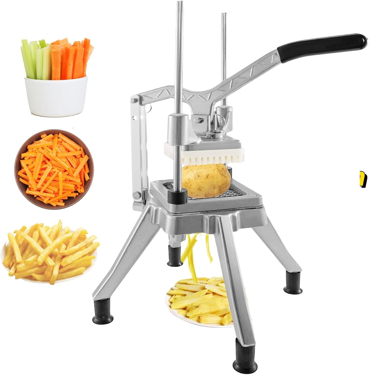 Amazon.com: Commercial Vegetable Fruit Dicer Cutter 6mm 9mm 12.7mm ...