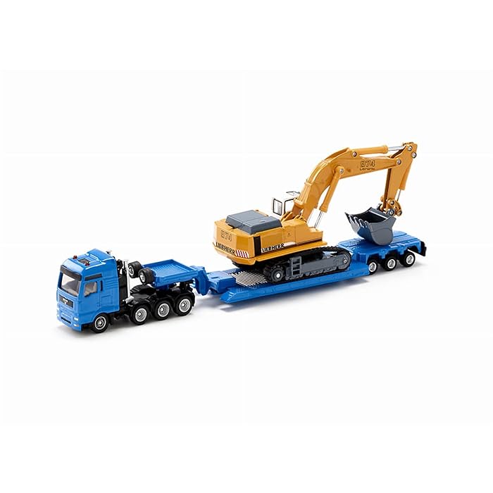 Buy siku 1847, Heavy Load Transporter with Low-Bed Semi-Trailer, 1:87 ...