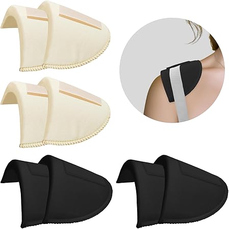 Amazon.com: Zaruatu 4 Pairs Set-in Shoulder Pads 1.5cm Thickening Foam ...