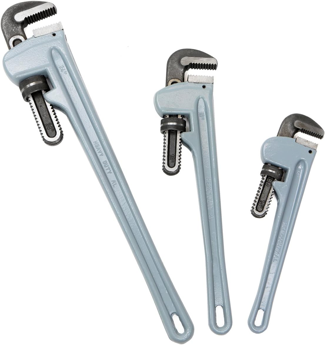 Professional EZ Travel Collection 18" Adjustable Aluminum Pipe Wrench ...