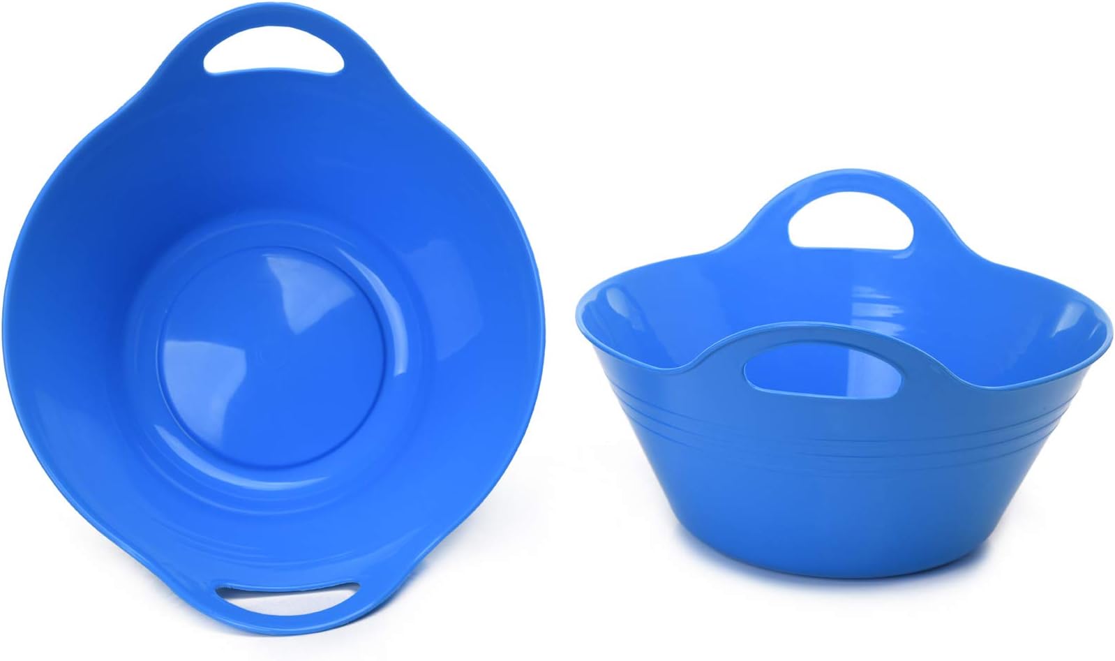 Amazon.com | Mintra Home Plastic Bowls with Handles (1.8L Medium 2pk ...