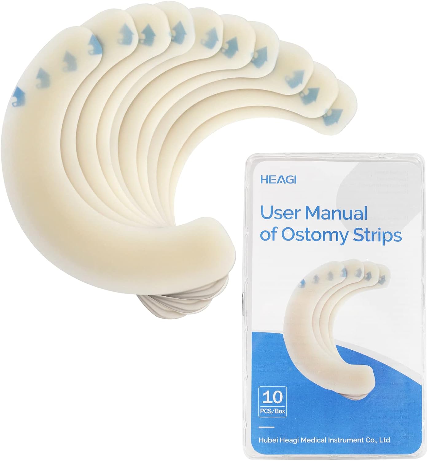 Amazon.com: 10 PCS Ostomy Barrier Strips, Ostomy Supplies, Skin Barrier ...