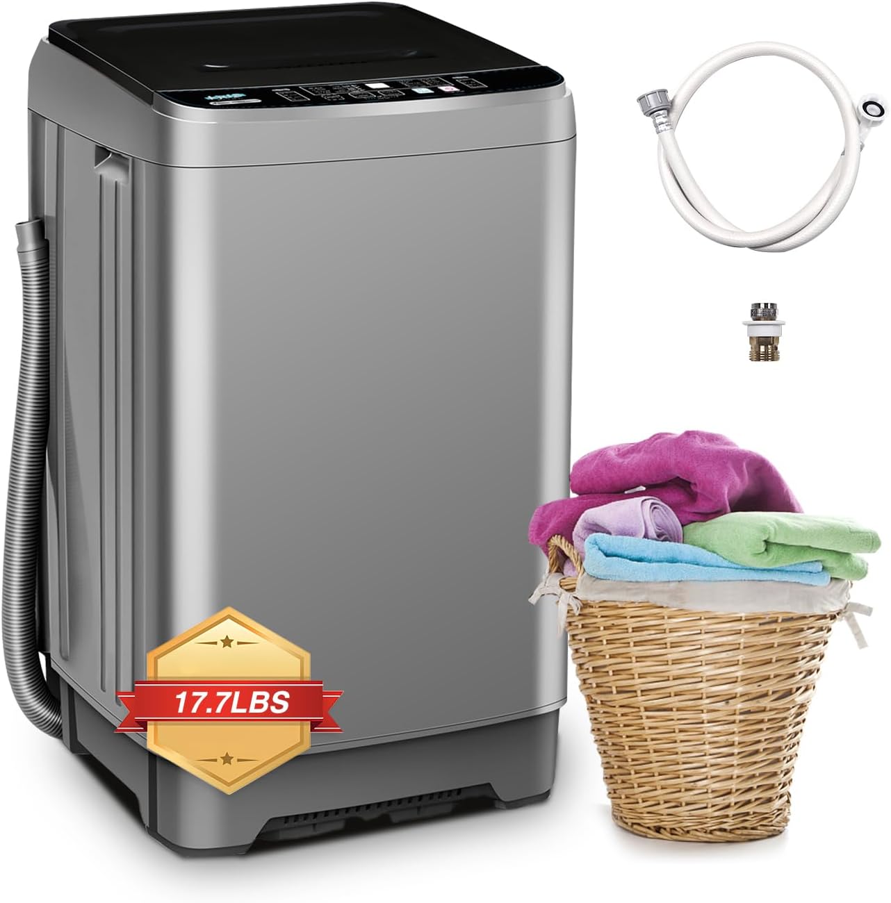 Amazon.com: COMFEE’ 1.6 Cu.ft Portable Washing Machine, 11lbs Capacity ...
