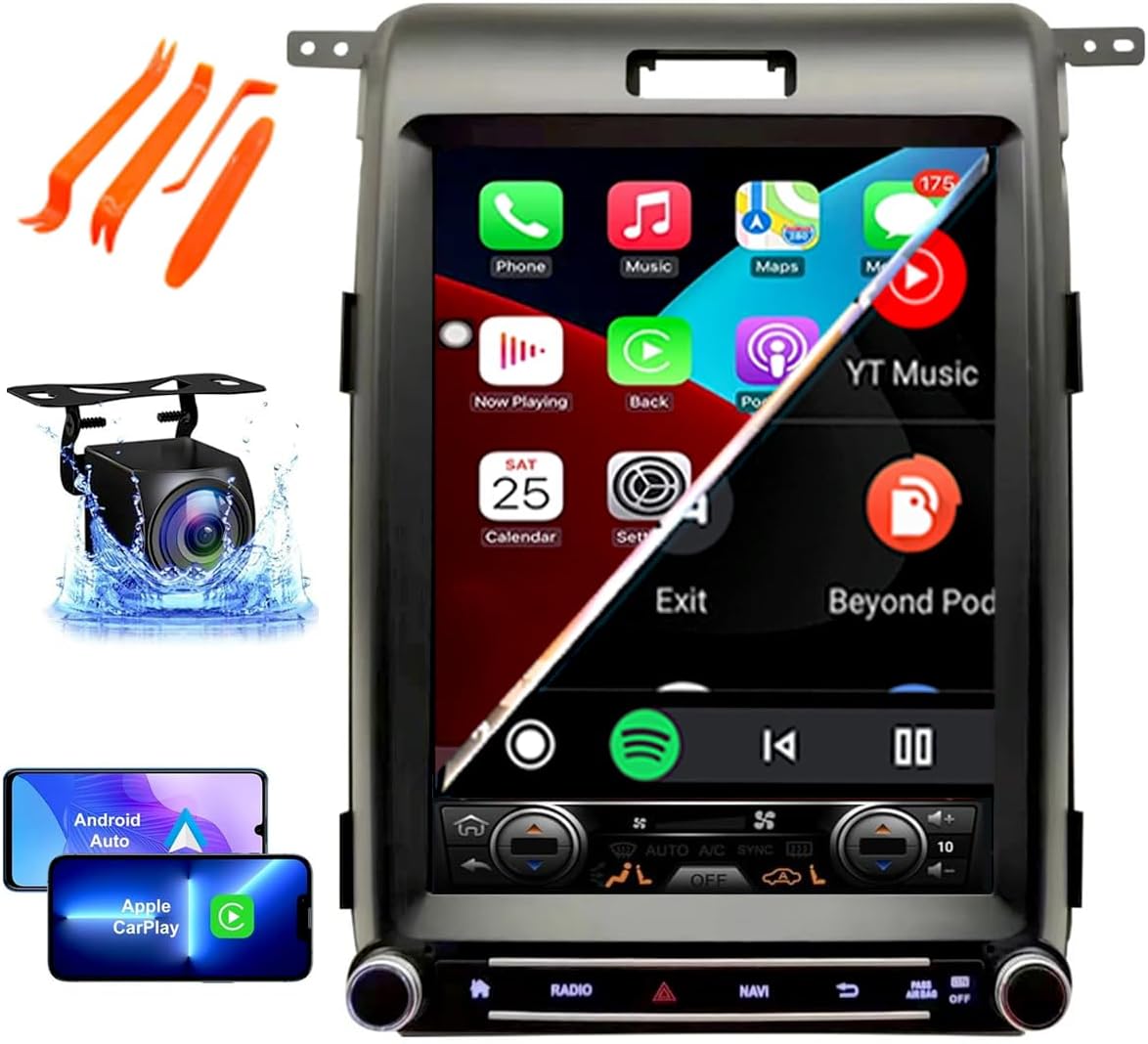 Amazon.com: Android 13 Car Radio [4GRAM+64GROM] for Ford F150 2013 2014 ...