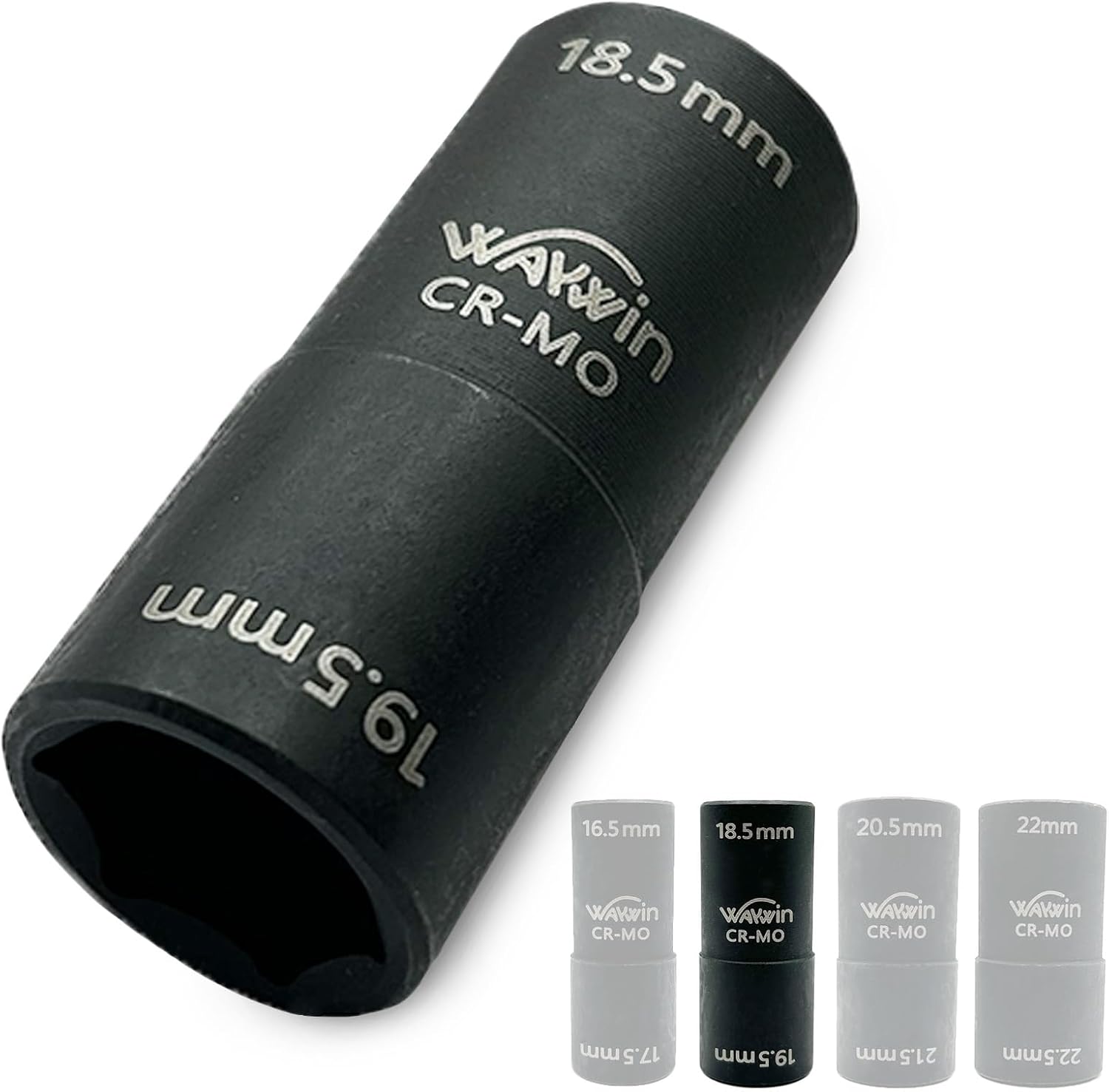 Amazon.com: WAYwin 2-1 Double Ended Damaged Wheel Nut Socket 1/2-Inch Impact Socket Wall Impact ...