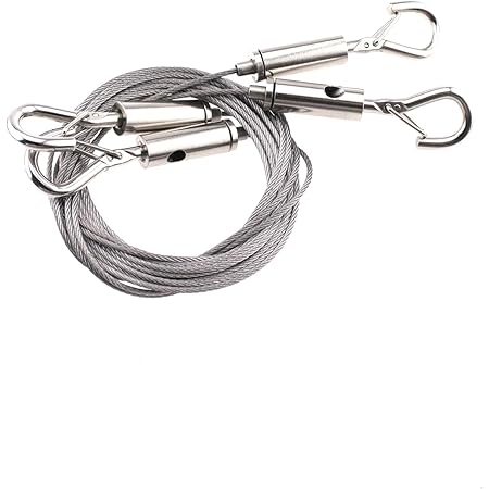 Adjustable Picture Hanging Wire RLECS 2PCS 2m x1.5mm Heavy Duty ...