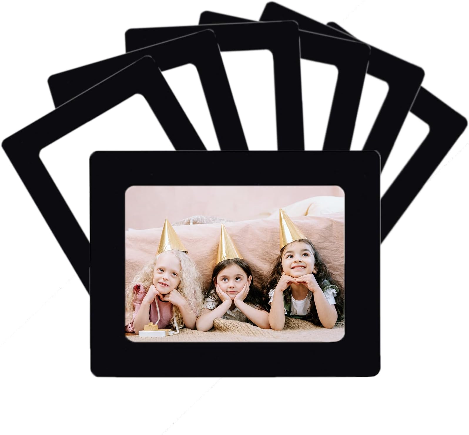Amazon.com - STTMGN Magnetic Picture Frames with Black Border(3.5"X5 ...