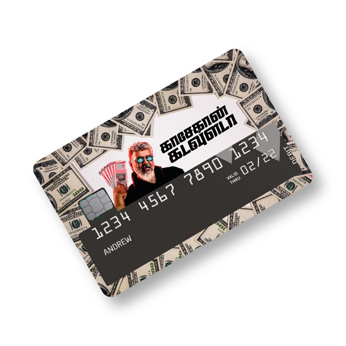DOTME Kase Tha Kadavulada Tamil Skin Card Stickers for Debit Cards ...