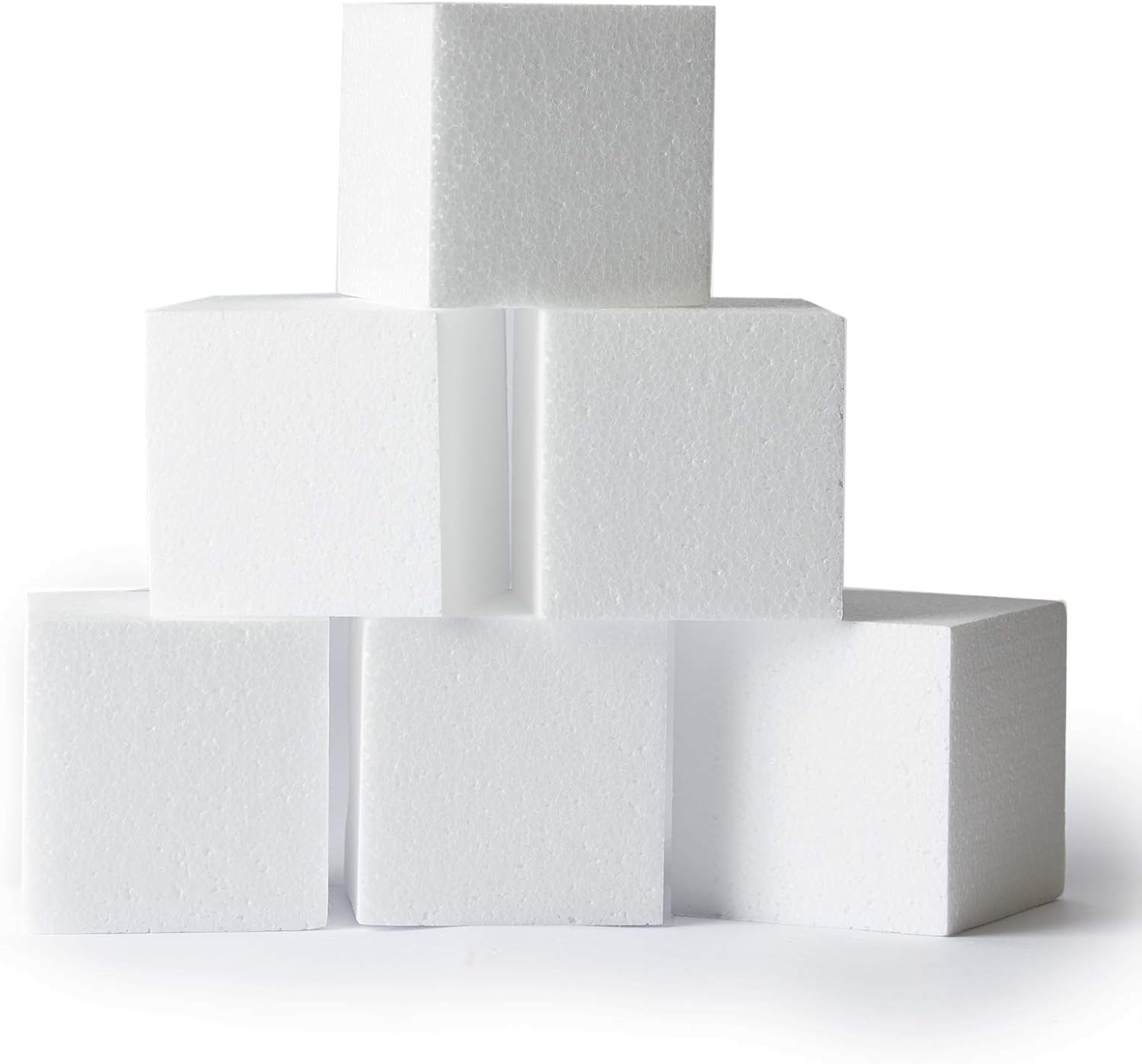 Amazon.com: Styrofoam Blocks, 6-Count Smooth Polystyrene Foam Blocks ...
