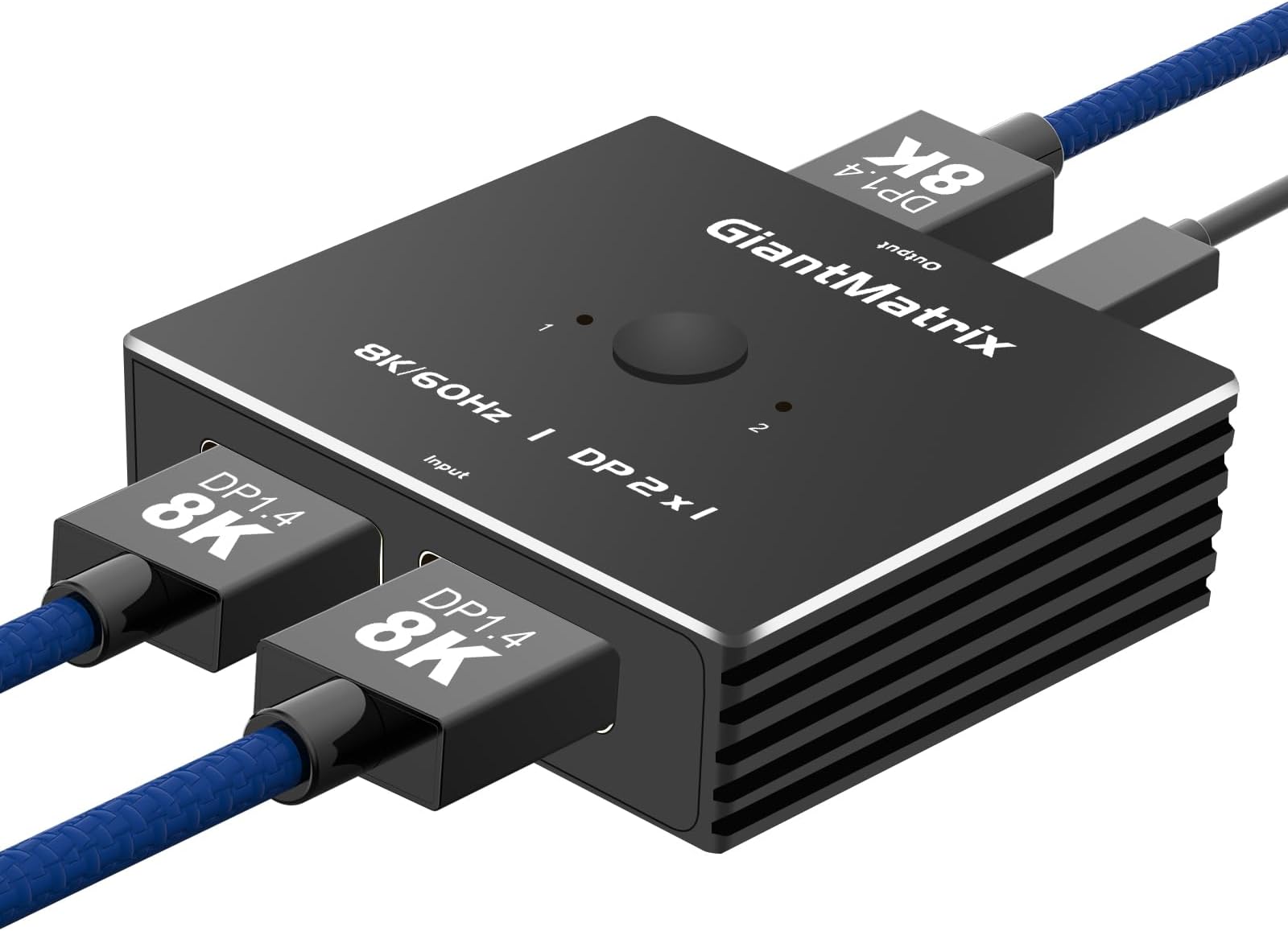Amazon.com: DisplayPort Switch 8K60Hz Display port 1.4 switcher Box DP ...