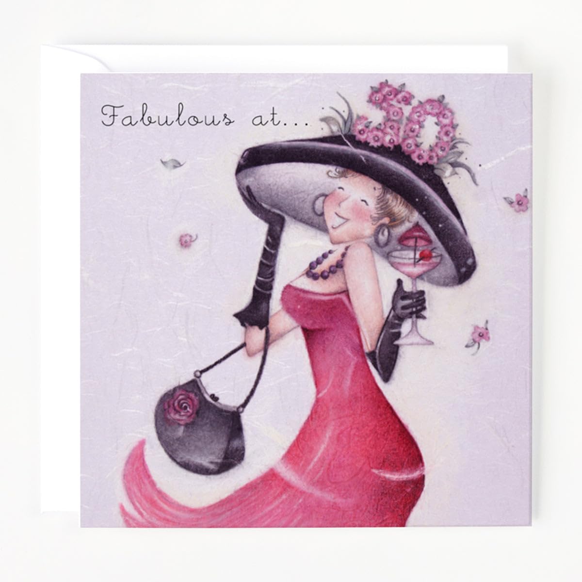 50th Birthday Card"Fabulous at 50" (Ladies Who Love Life) : Amazon.co ...